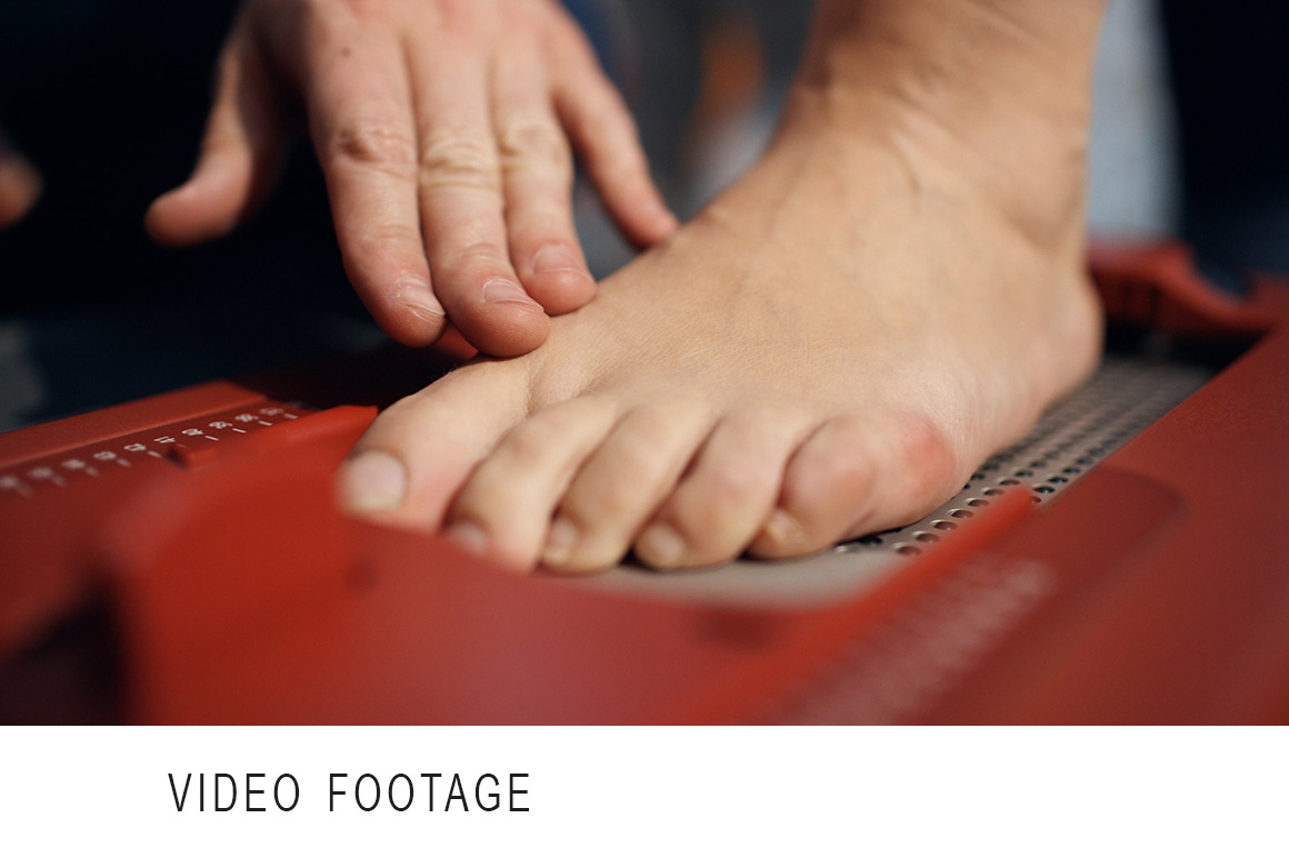 Foot being scanned on orthopedic, a Health & Medical Photo by Grey ...