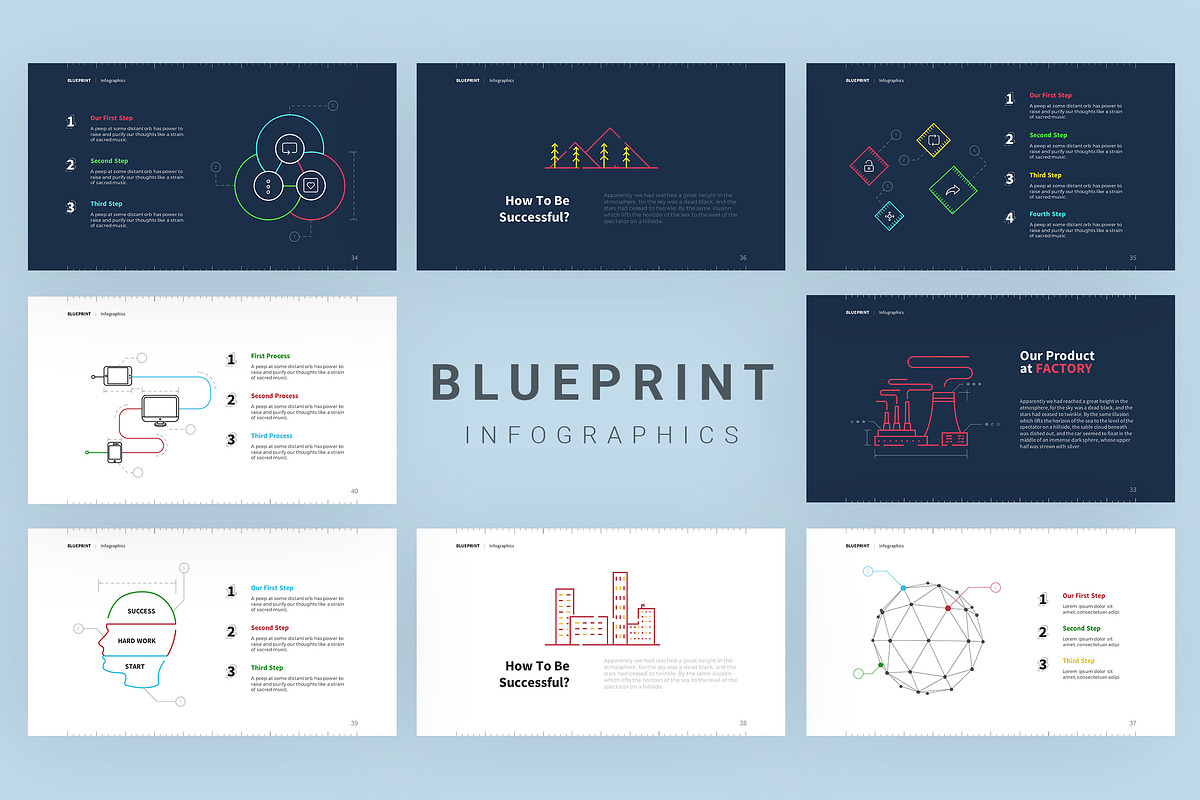 BLUEPRINT Template, a Presentation Template by ArtZuu
