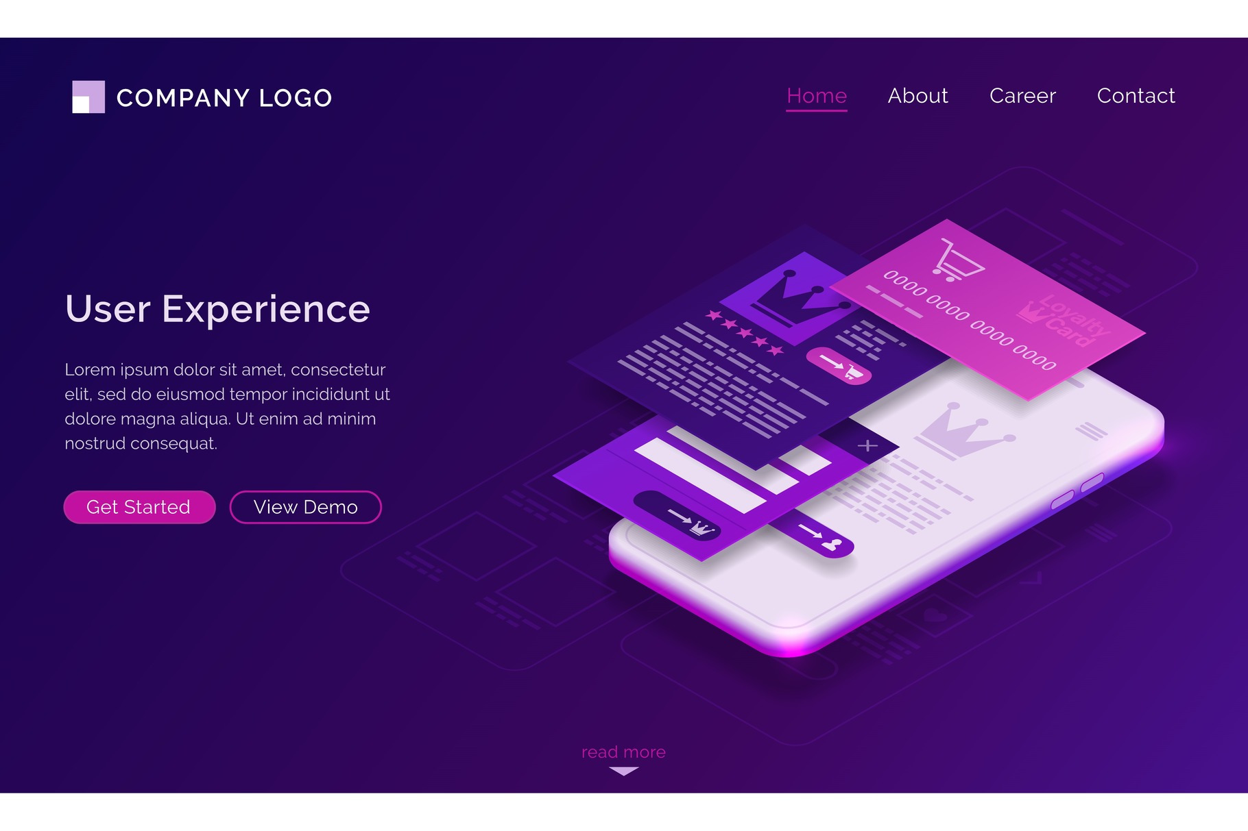 User experience, ui ux isometric, a Technology Illustration by art PVP ...