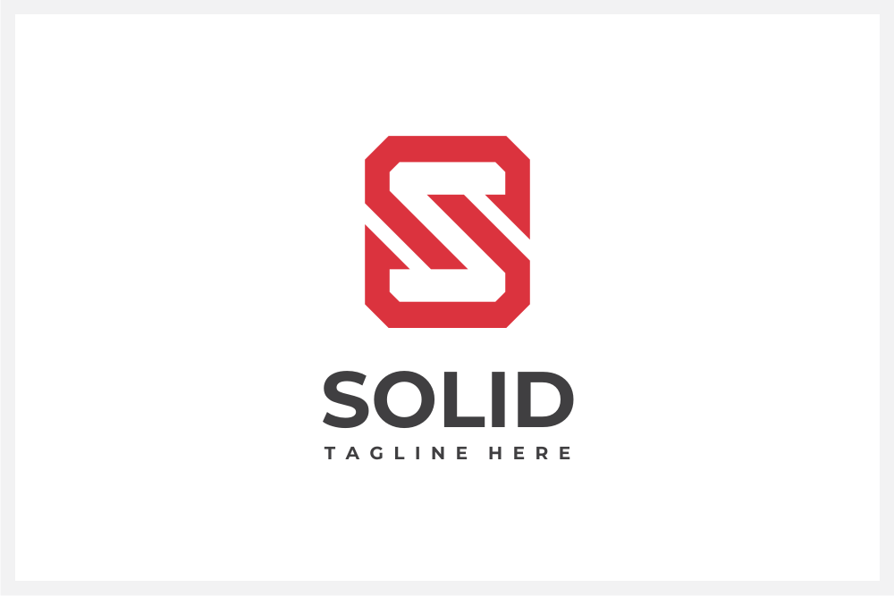 Solid - Letter S Logo, a Branding & Logo Template by yopie