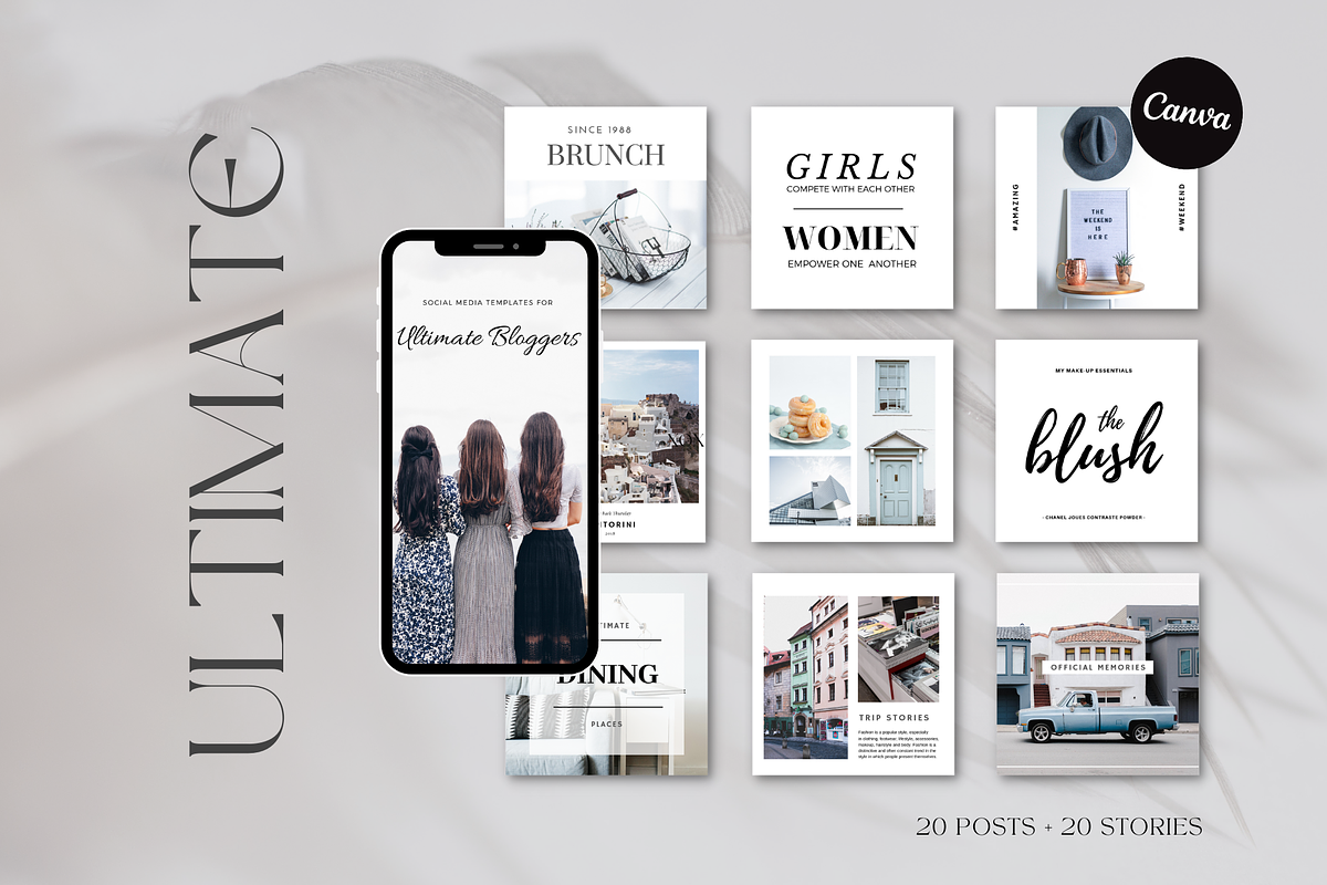 ULTIMATE SOCIAL MEDIA PACK FOR CANVA