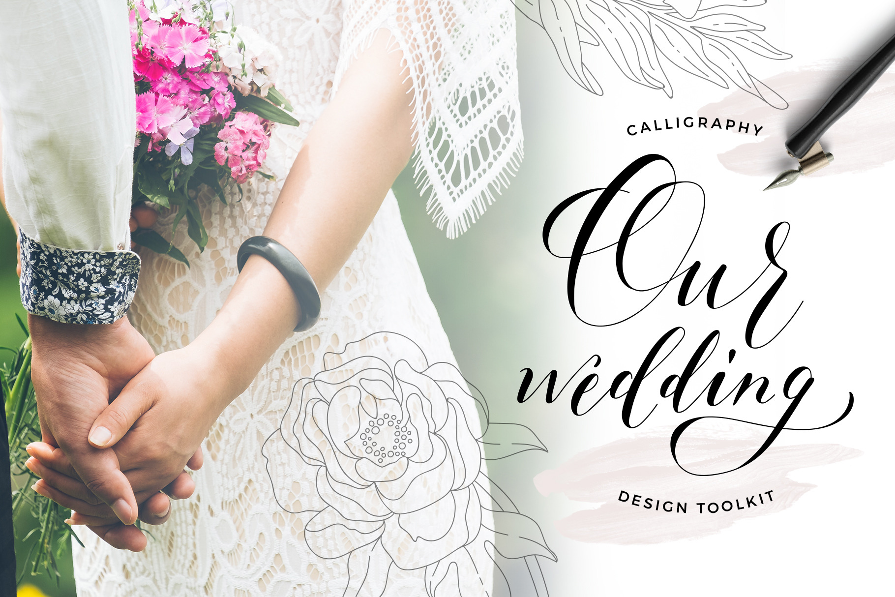 Our wedding - design toolkit, an Invitation Template by Beauty Drops ...