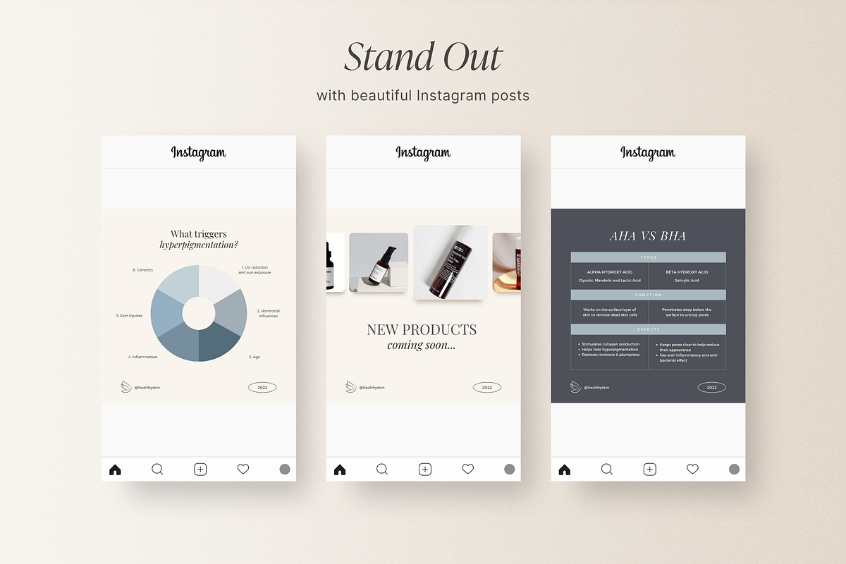 Beauty Instagram Templates