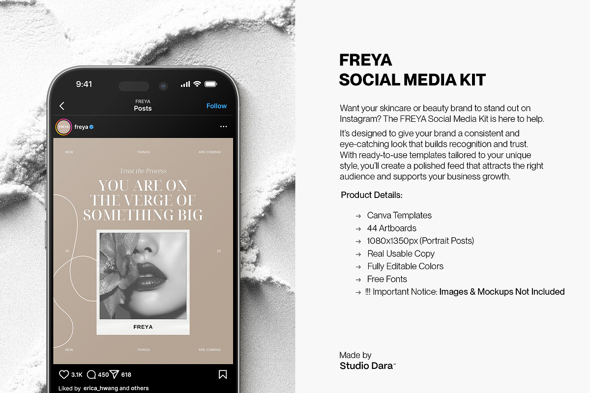 FREYA / Social Media Kit