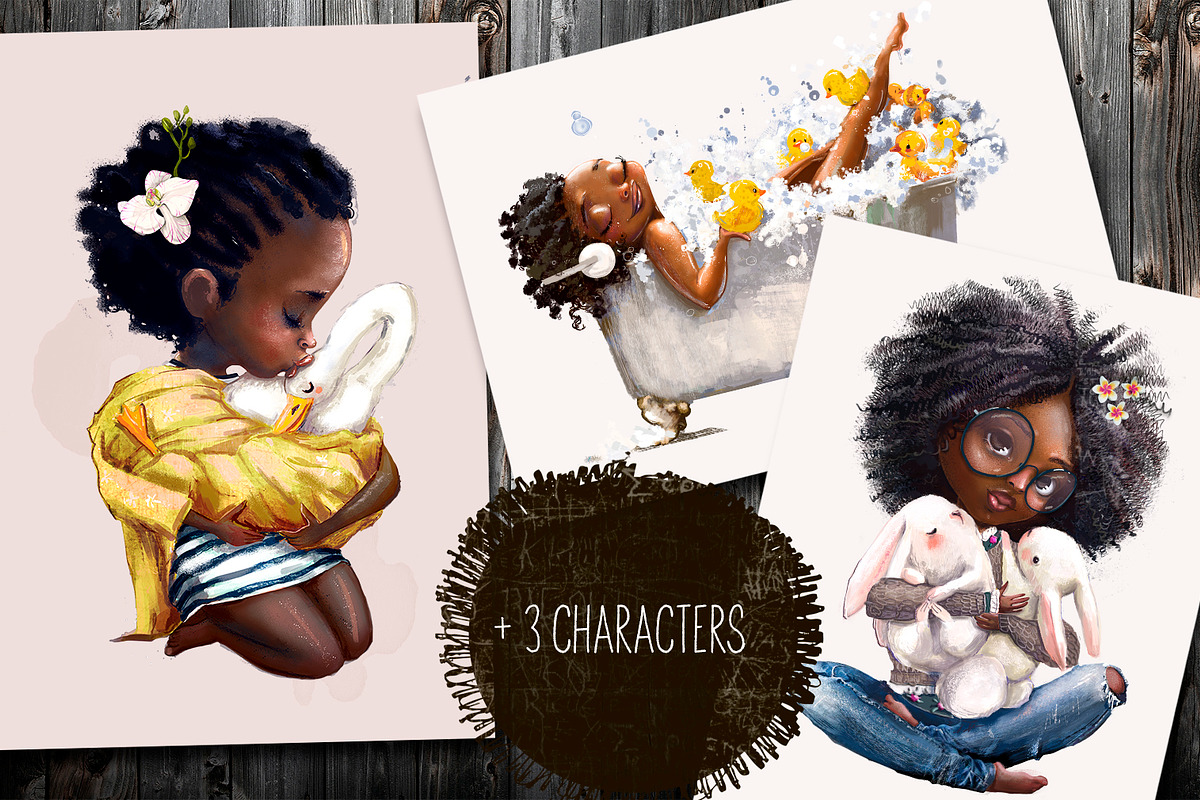 Fluffy Hugs, an Animal Illustration by Eve Farb