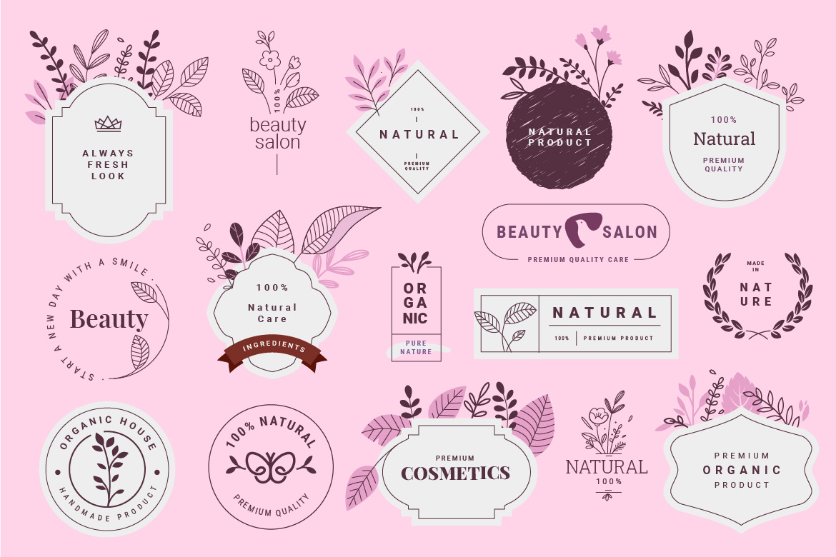 Natural Beauty and Cosmetics Signs, an Animal Illustration by PureSolution