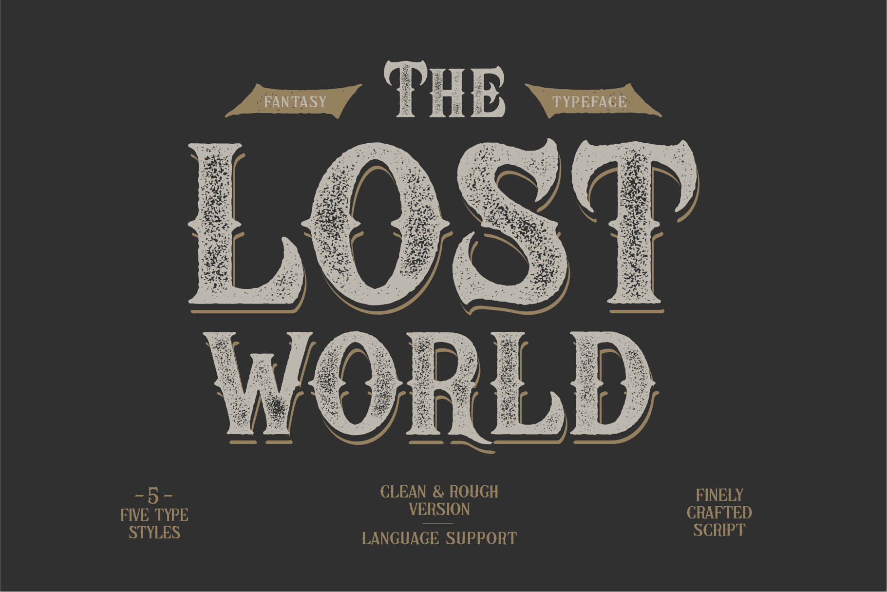 Fantasy font The Lost World