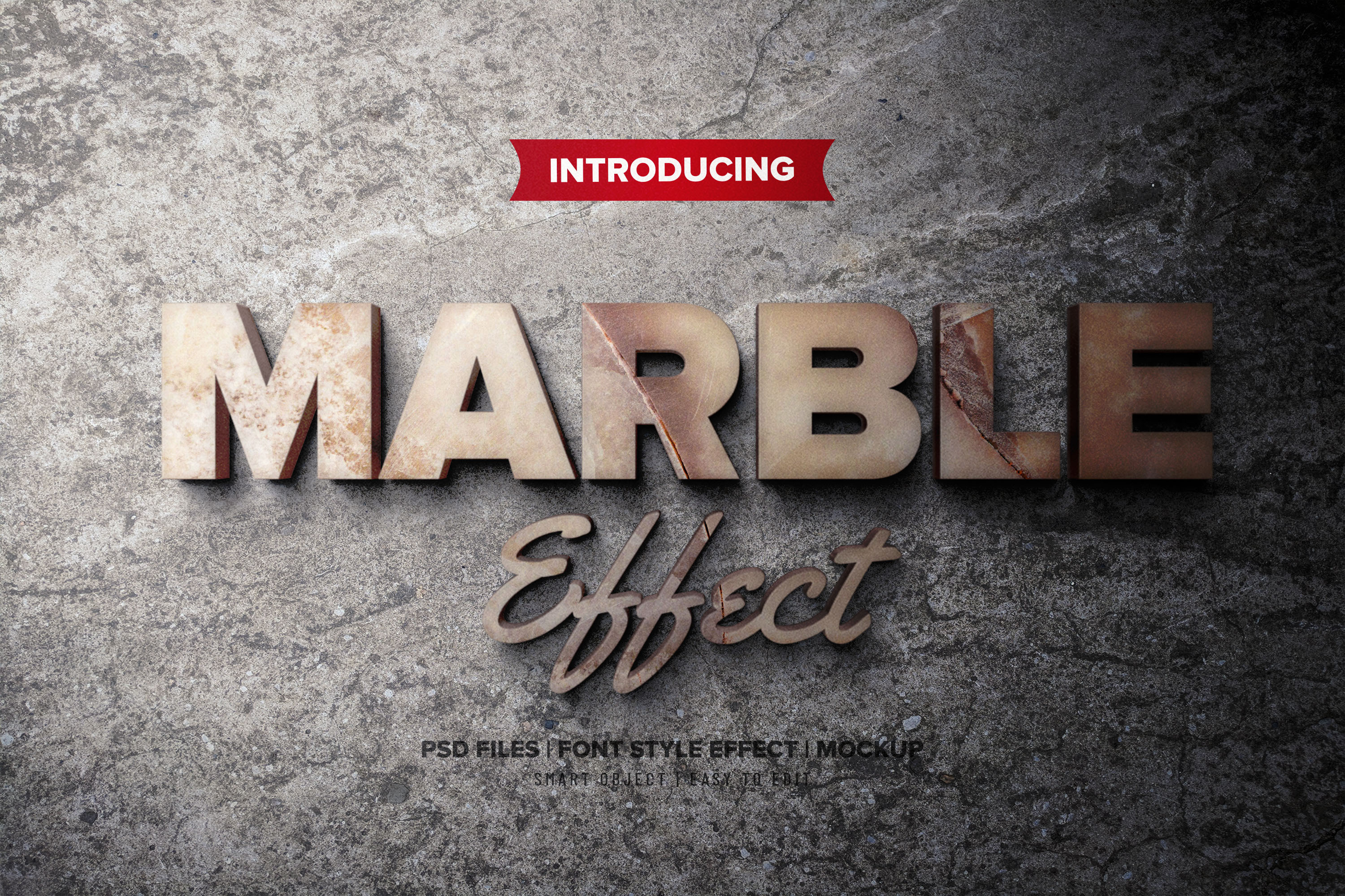 Stone Text Effect | Logo Mockup, a Layer Style Add-On by Creata Creativa