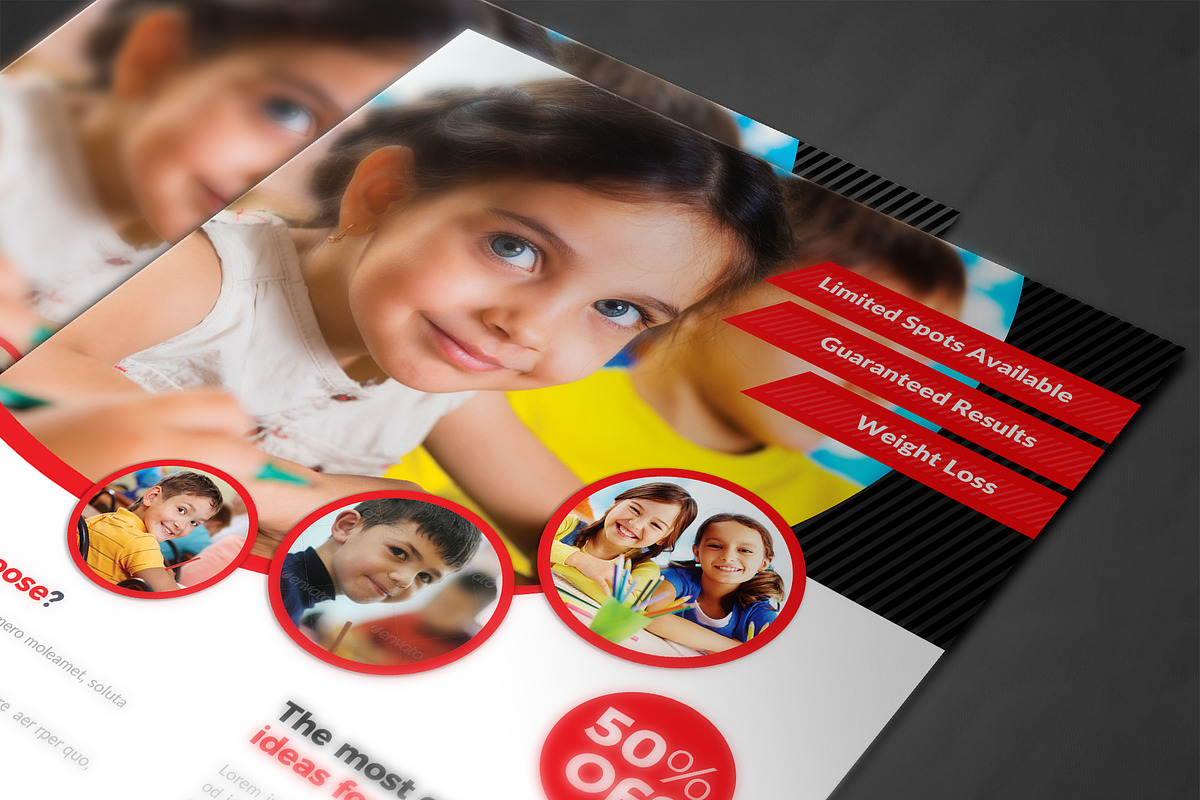 School Flyer, a Flyer Template by AfzaalGraphics