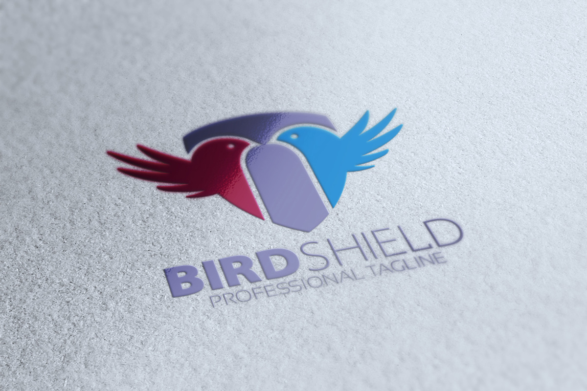 Bird Shield Logo, a Branding & Logo Template by essegraphic
