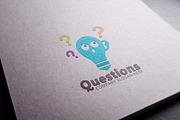 Questions Logo, a Branding & Logo Template by essegraphic
