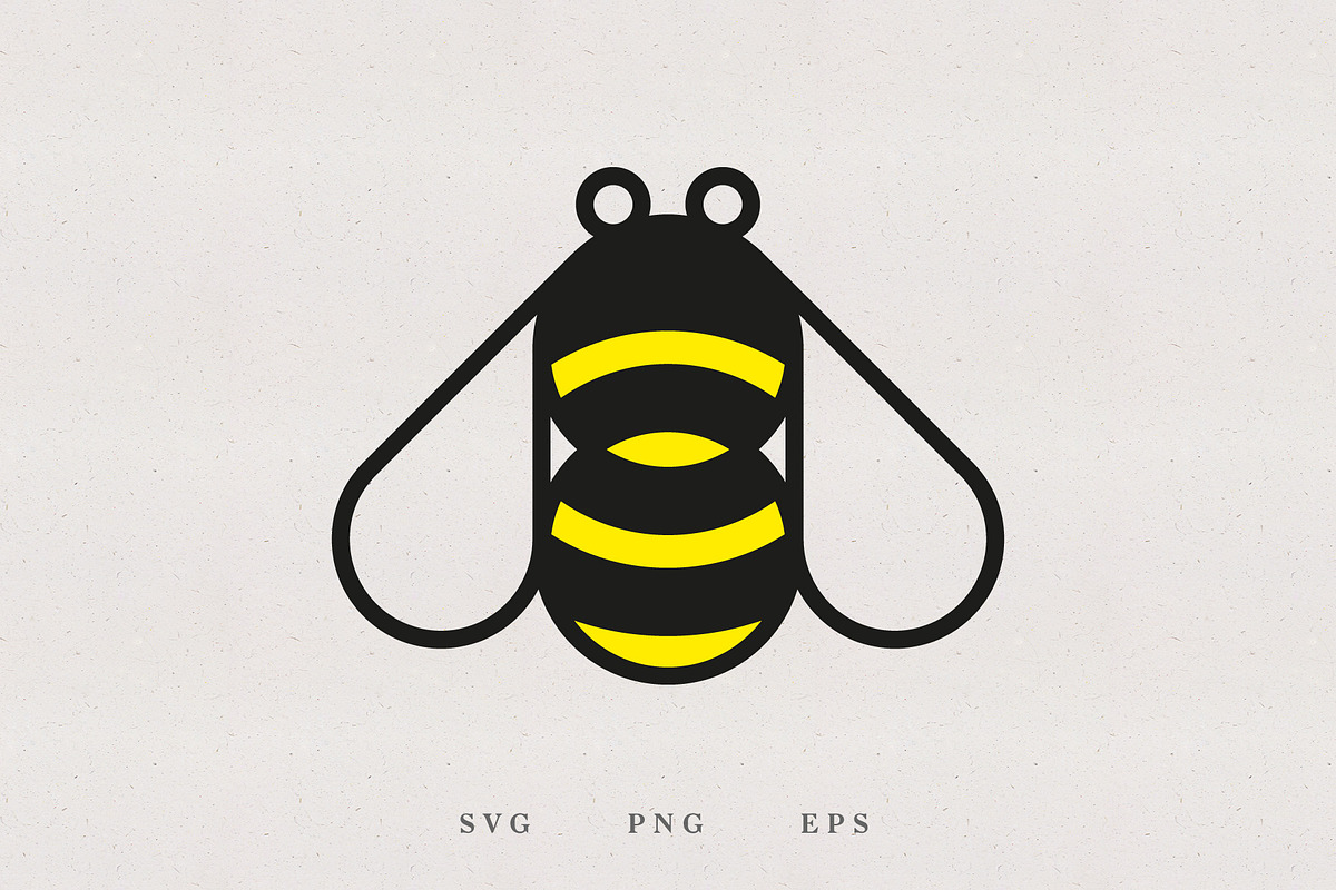 Buzzy Bees - PNG, SVG, EPS, an Illustration by Kessens