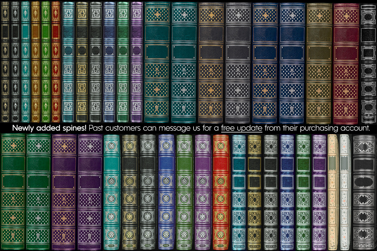 101 High-Res Antique Book Covers, a Texture Graphic by Paper Element