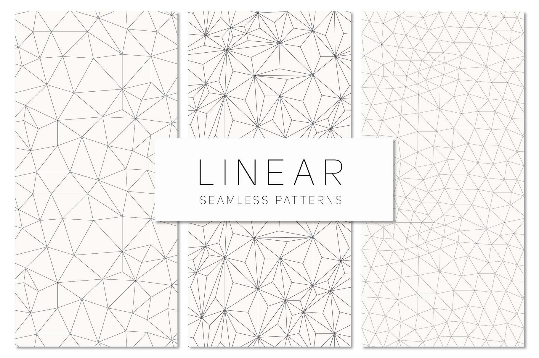 Linear Seamless Patterns Set, a Pattern Graphic by Curly_Pat