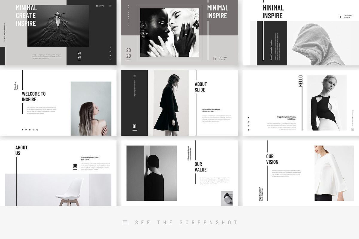 Inspire Minimal Clean Google Slides, a Presentation Template by ...