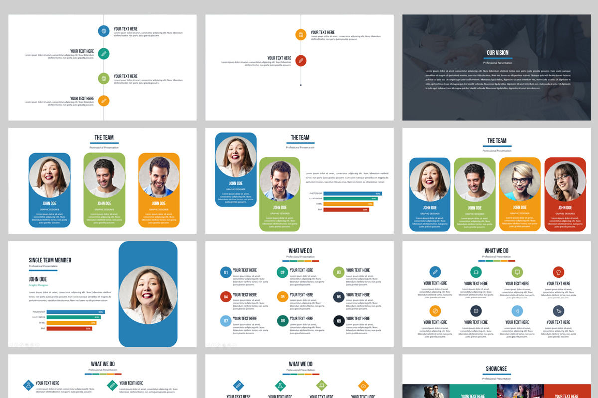 Prisma Powerpoint Template, a Presentation Template by Creative Slides