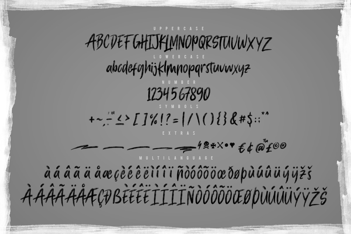 Macbeth - OpenType SVG Font, a Handwritten Font by giemons™