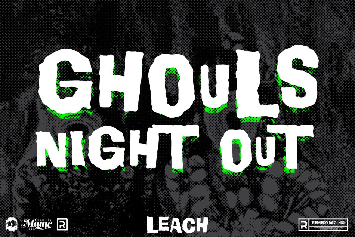 Leach – Handmade Horror Display, a Font by Remedy667