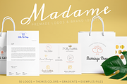 Madame Premade brand creation kit, a Product Mockup by IRCF