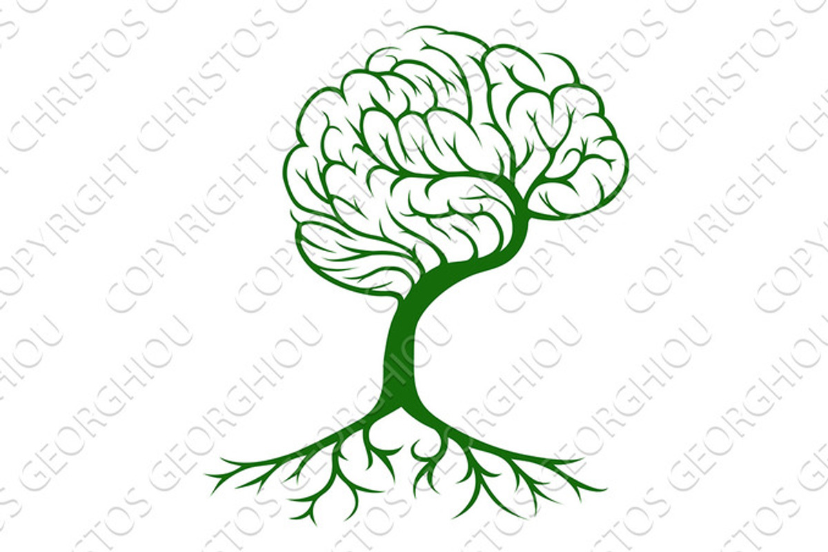 Tree brain concept, an Education Illustration by Christos Georghiou