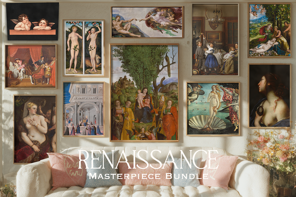 Renaissance Masterpiece Bundle, a Background Graphic by Digital Museum