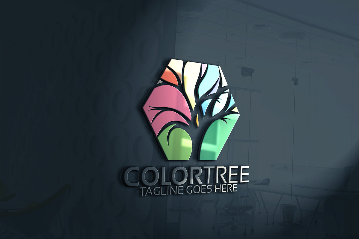 Color Tree Logo, a Branding & Logo Template by Josuf Media