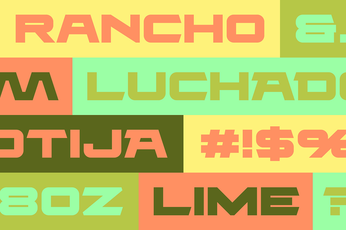 RANCHO Font, a Font by UNION—HAUS