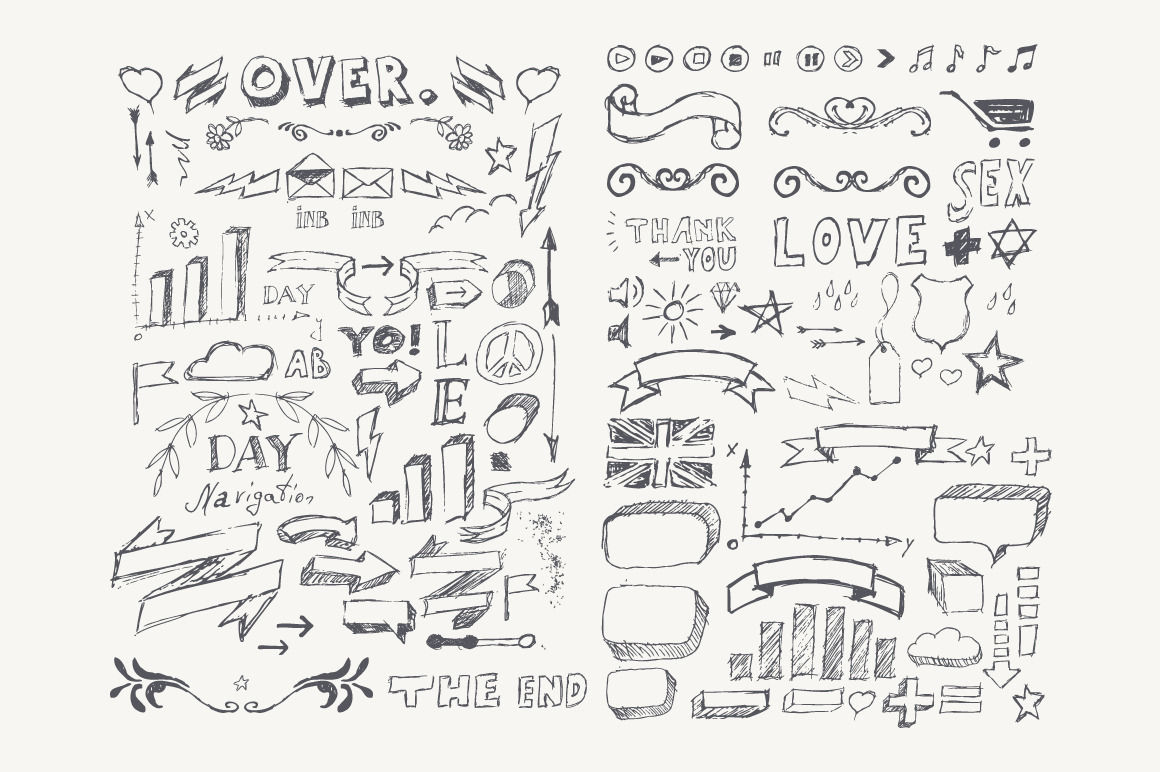 Elements of Infographics, a Work Illustration by fet