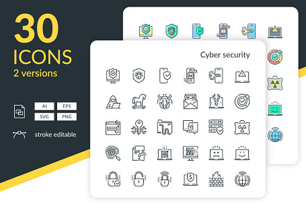 Biometrics Authentication Icons | Icons ~ Creative Market