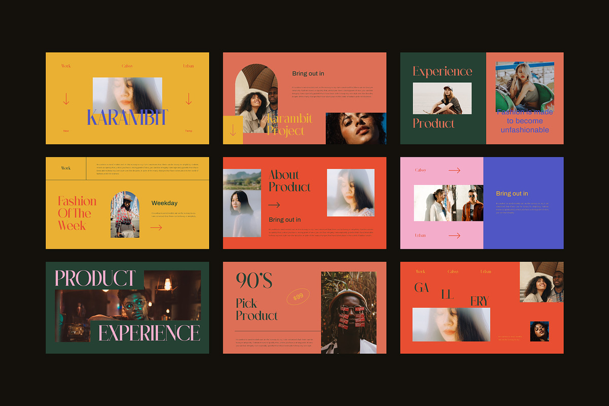 KARAMBIT Google Slide Presentation, a Presentation Template by Typetemp ...