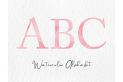 Pink Alphabet Clipart, ABCs, PNG, an Object Illustration by Wild Honey ...