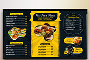 Digital Food Menu Design Template, a Stationery Template by MRI STUDIO ...
