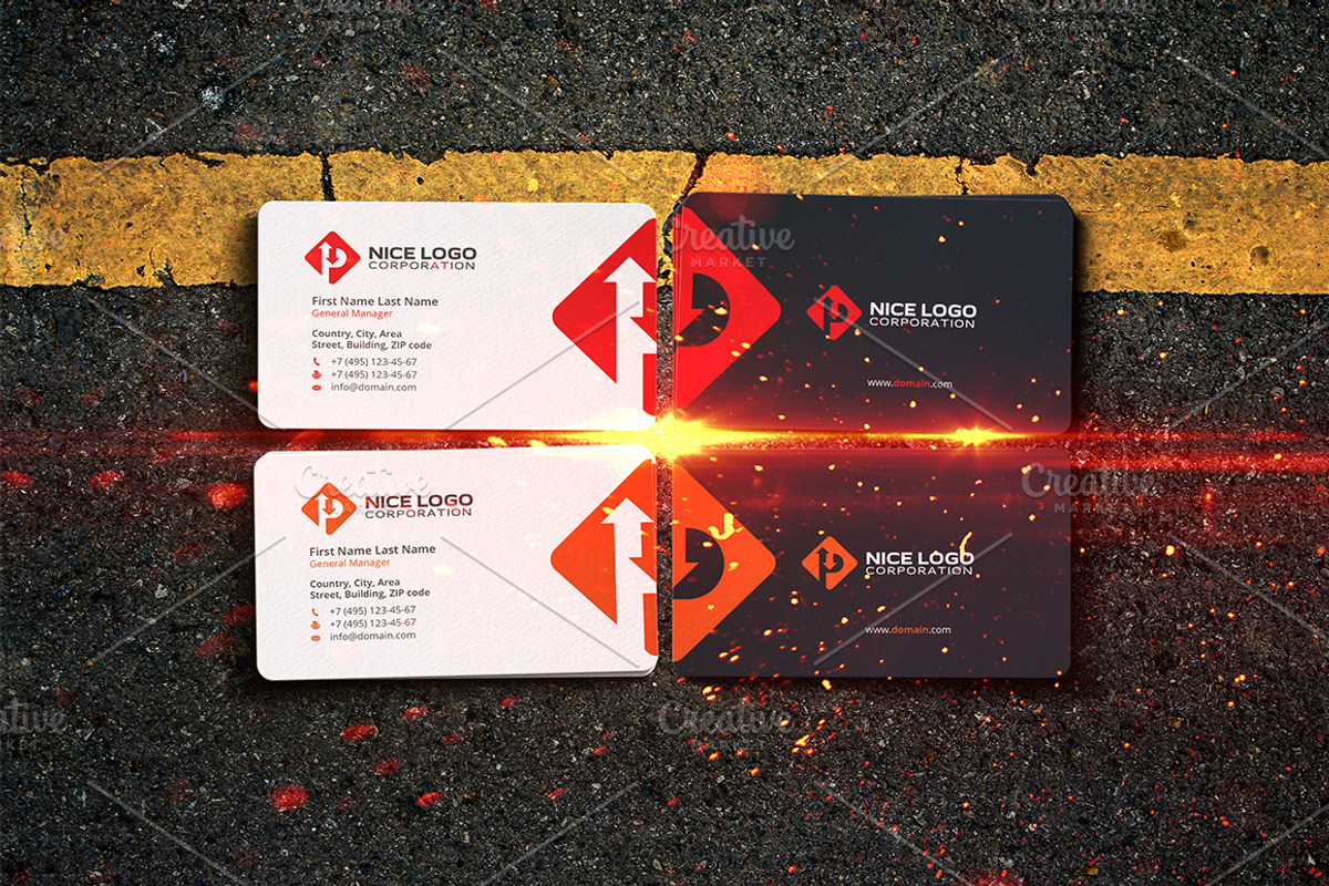 parking business card, a Business Card Template by Indigo Graphic Shop