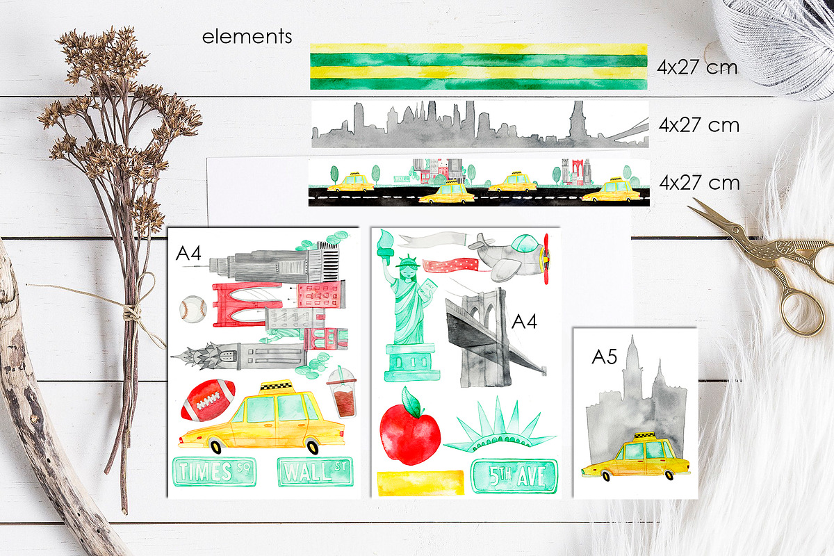 PRINTABLE New York themed party, a Print Template by velychko.ua