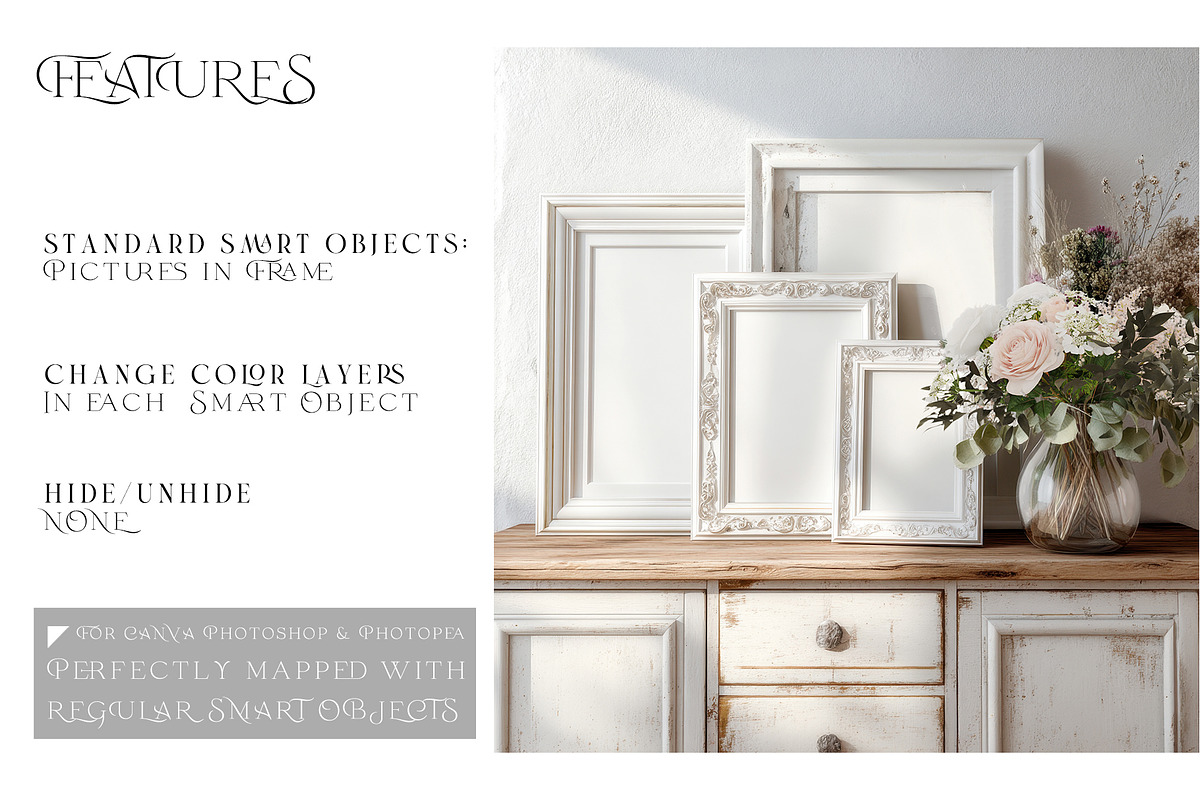 Various Sizes Frame Mockups Bundle, a Mockup by mock-ups