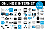 50 Internet Icons, an Icon by Designs By Alfredo