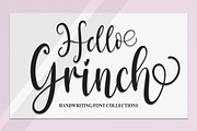 Hello Grinch | Script Font, a Script Font by Scratchones