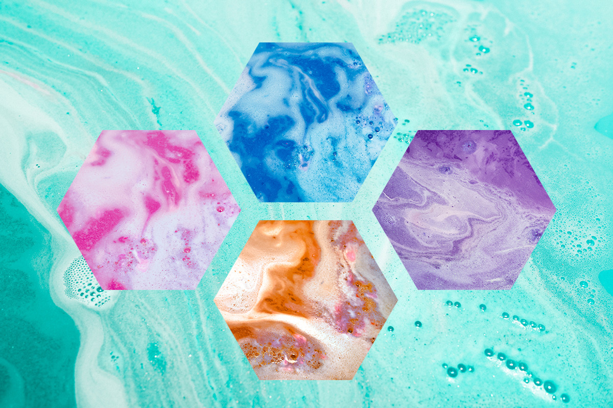Vibrant Bath Bomb Textures, a Texture Graphic by AestheticDomain