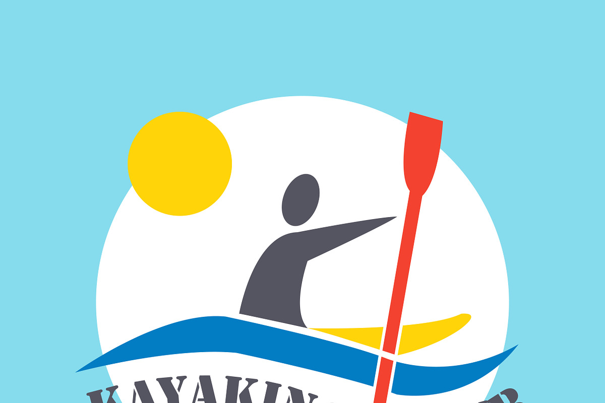 Kayak Logos & Badges Set, a Branding & Logo Template by Svetlana Kurako