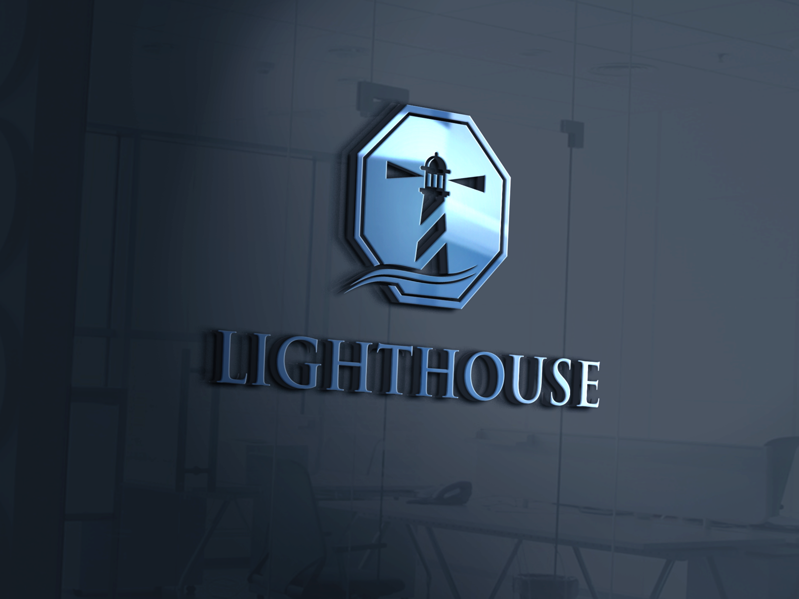 Lighthouse Logo Template, a Branding & Logo Template by REDVY CREATIVE