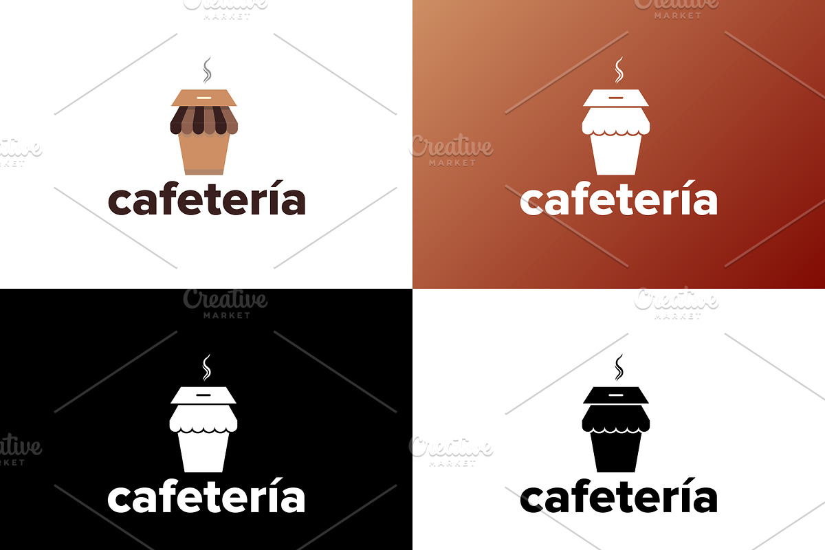 Cafe Teria Logo Design Template, a Branding & Logo Template by shahsoft ...