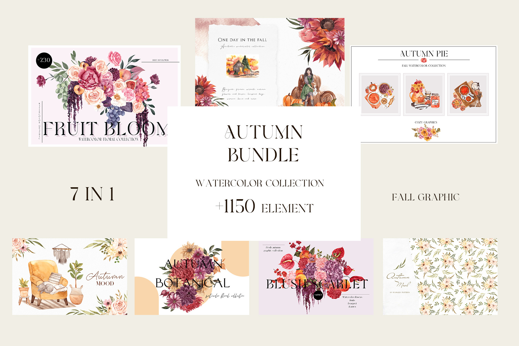 Autumn Bundle. Fall trend