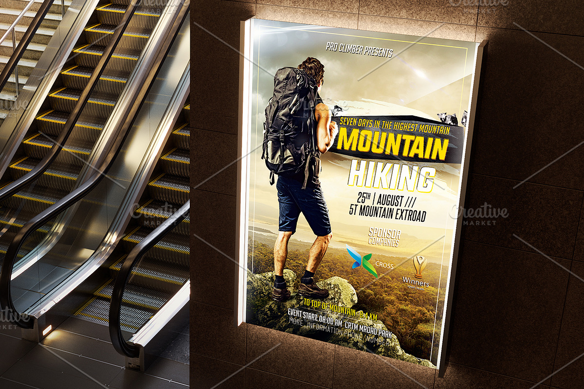 Hiking Flyer, a Flyer Template by Basez Flyers