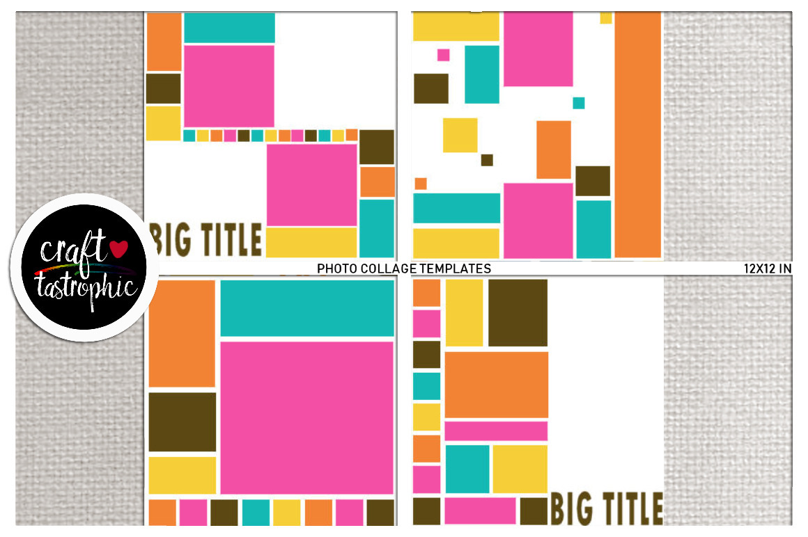 Photo Collage: Blocks 1, a Stationery Template by Craftastrophic-Stuff ...