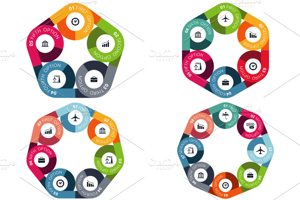Flexible Infographic - Options, a Presentation Template by Infographic ...