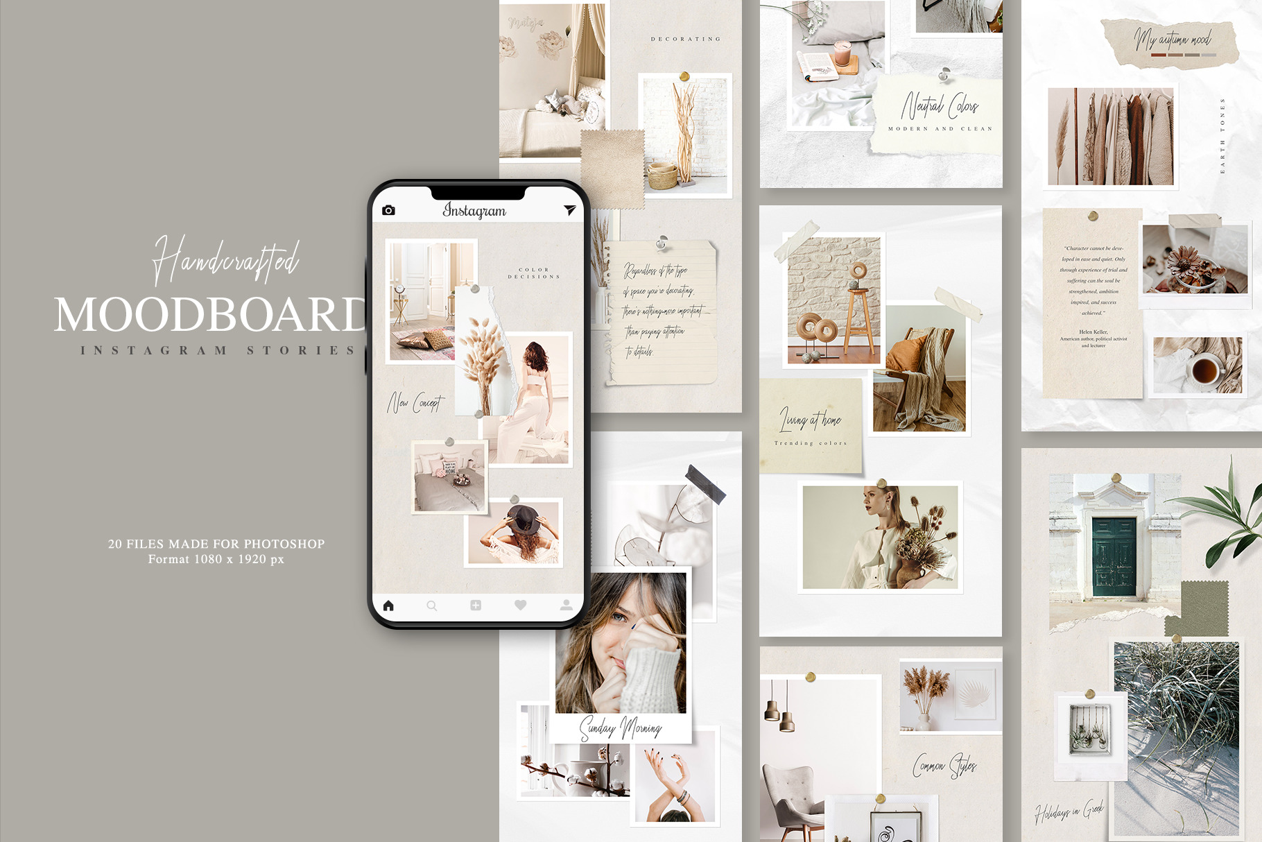 Moodboard - Instagram Stories, a Social Media Template by Imagination Area
