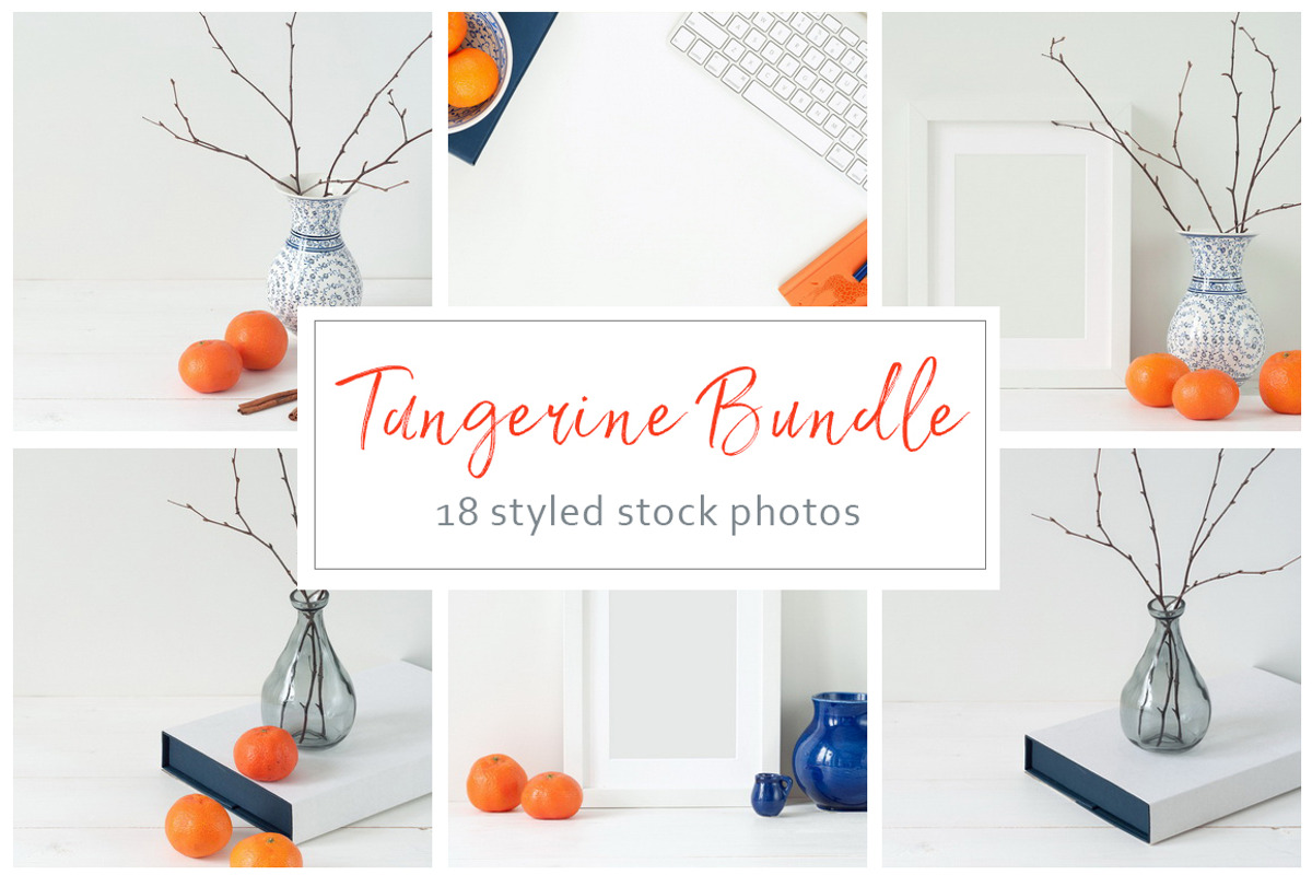 Tangerine BUNDLE, a Print Template by Kate Roubin