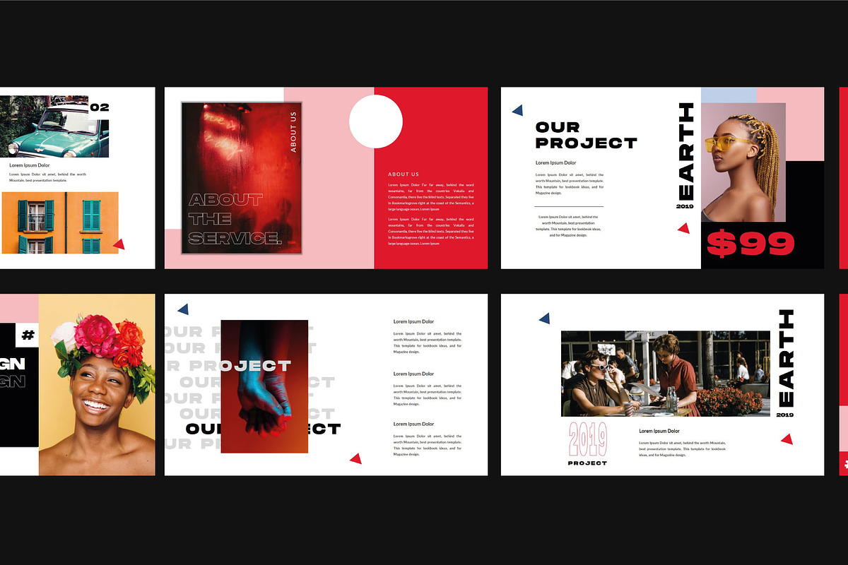 AUTHENTIC Powerpoint Template, a Presentation Template by Rocket Template