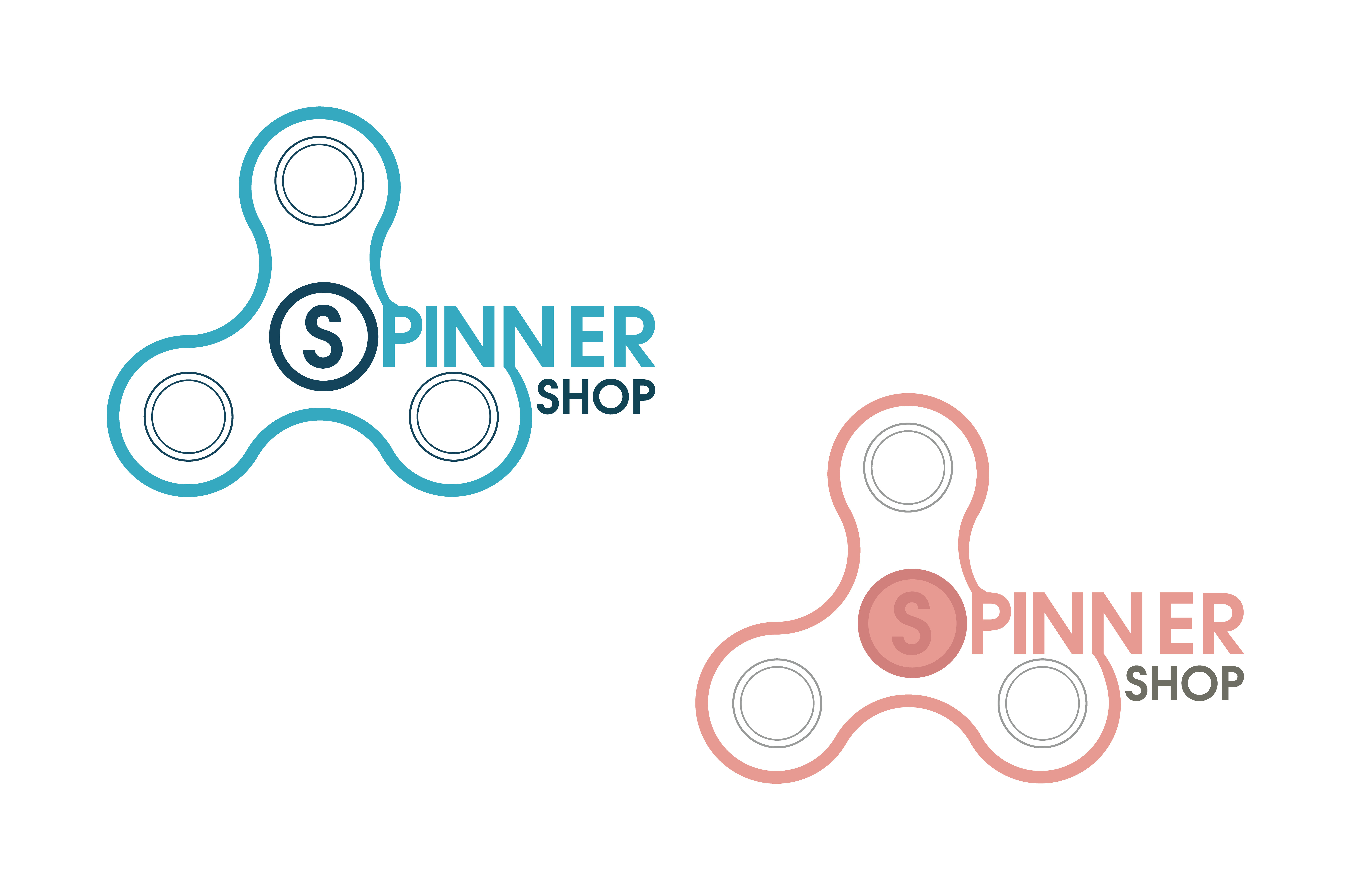 Spinner shop logo, an Education Illustration by pashigorov