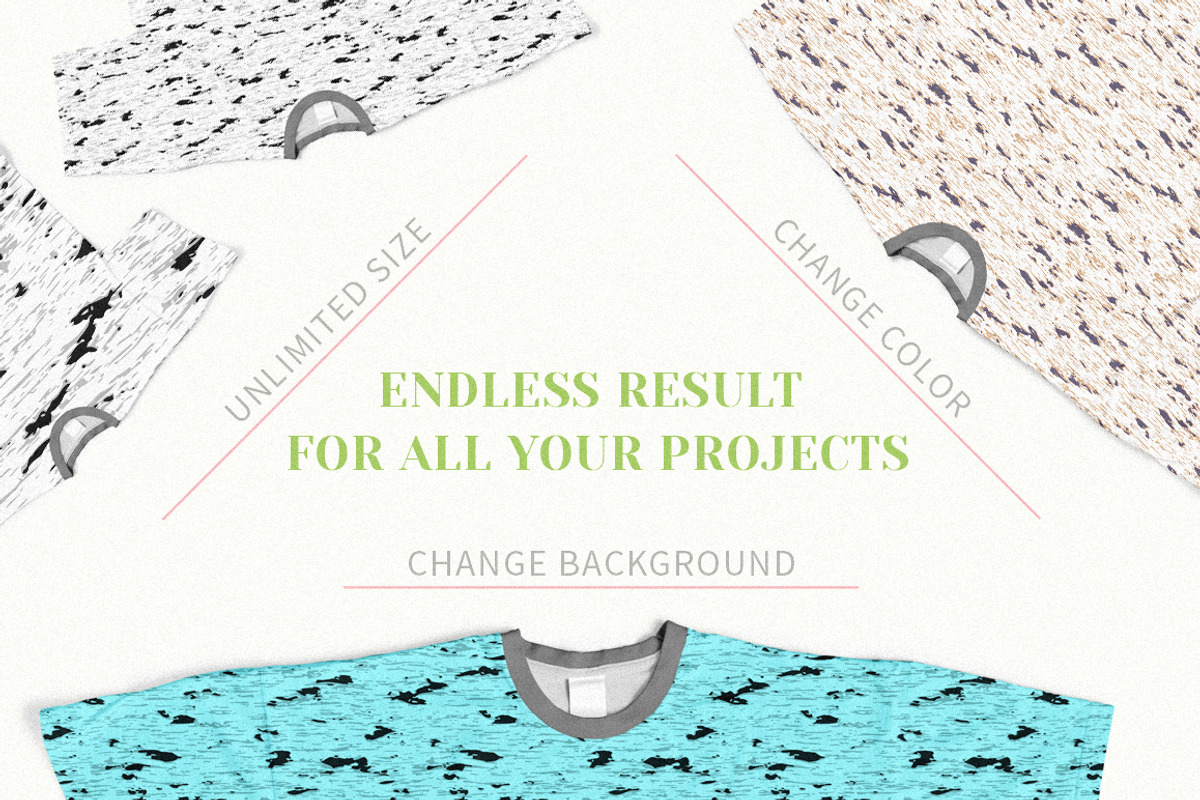 Nature Texture Vector Set, a Pattern Graphic by Perfect Design